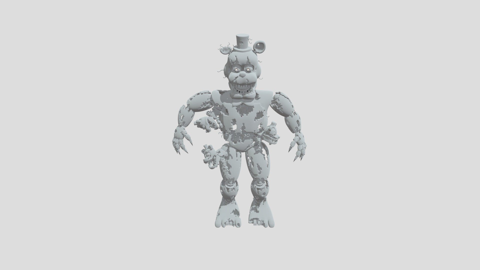 Nightmare_ Freddy 2.8 - Download Free 3D model by Sweetieboy87 ...