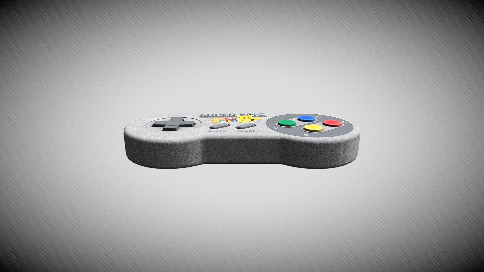Retro Gaming Controller - Buy Royalty Free 3D model by Kurmay 3D ...