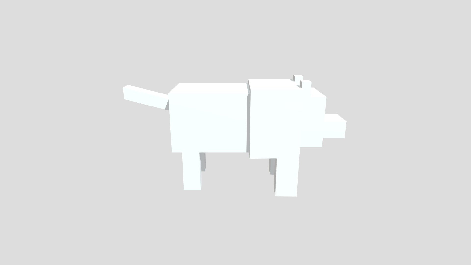 3D Sketchbook 7 Minecraft Wolf - Download Free 3D model by TriTaraTops ...