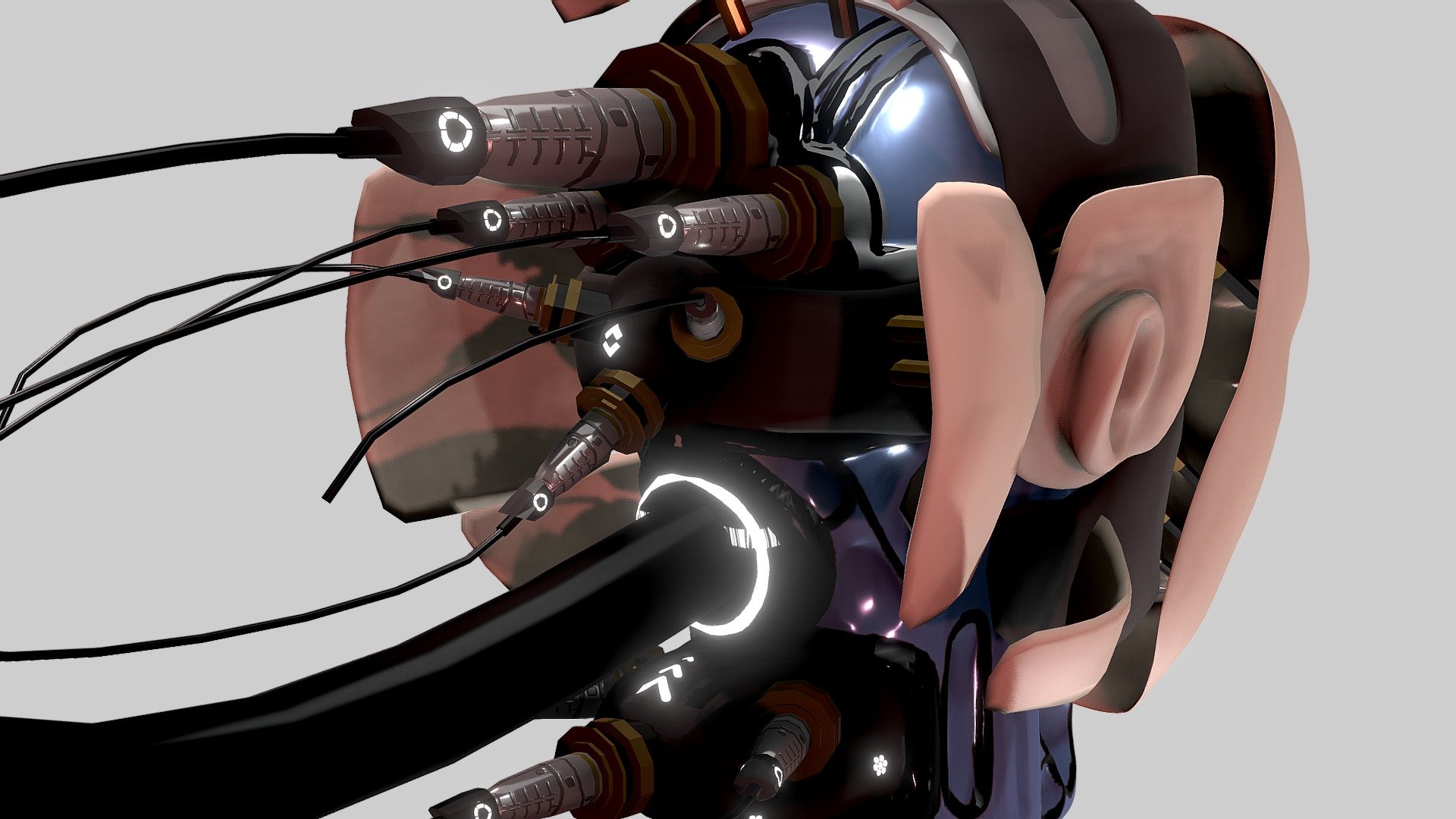 SculptJanuary18 - Cyber #28 - 3D model by Chromasie [574d753] - Sketchfab