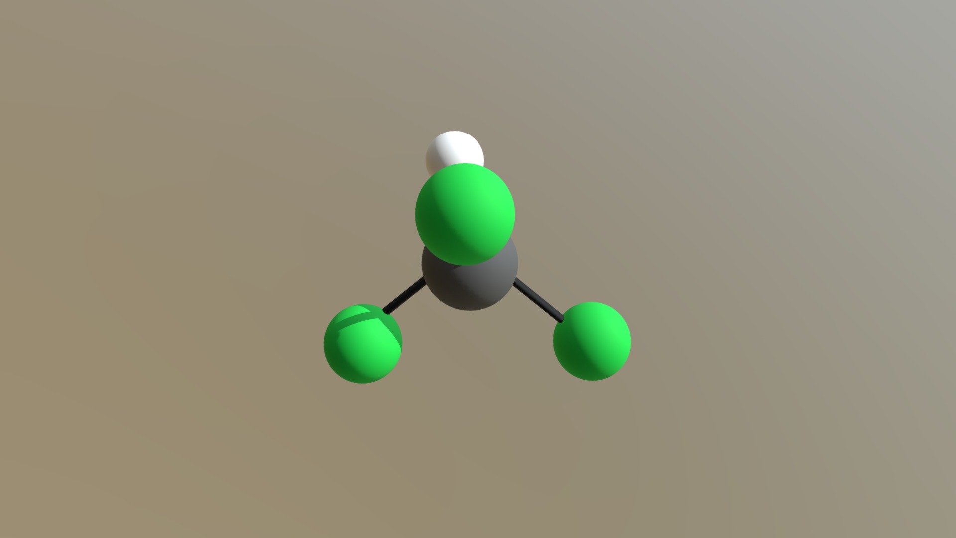 Chloroform - Methyl trichloride - 3D model by isagoimar [574df60 ...