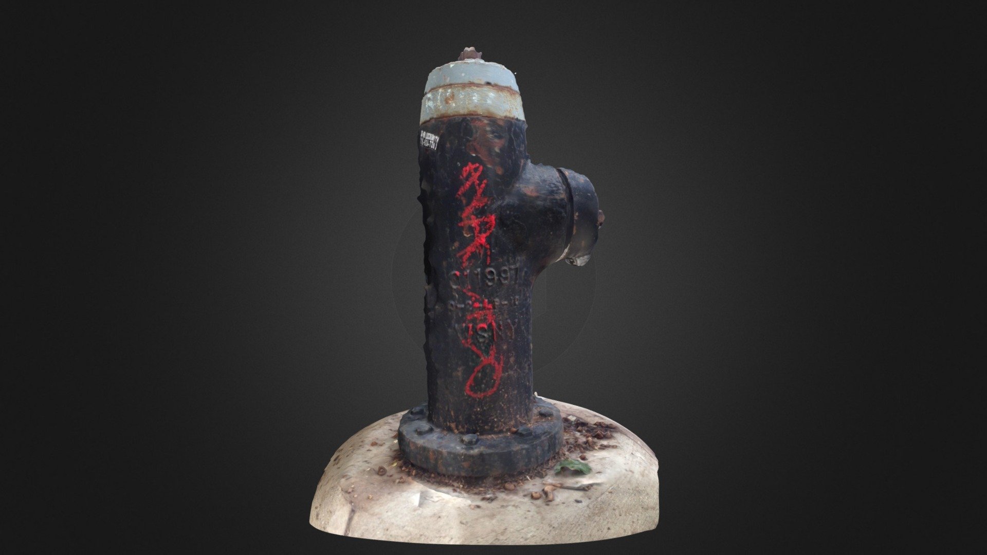 Graffiti Hydrant - Download Free 3D model by alban [574f046] - Sketchfab