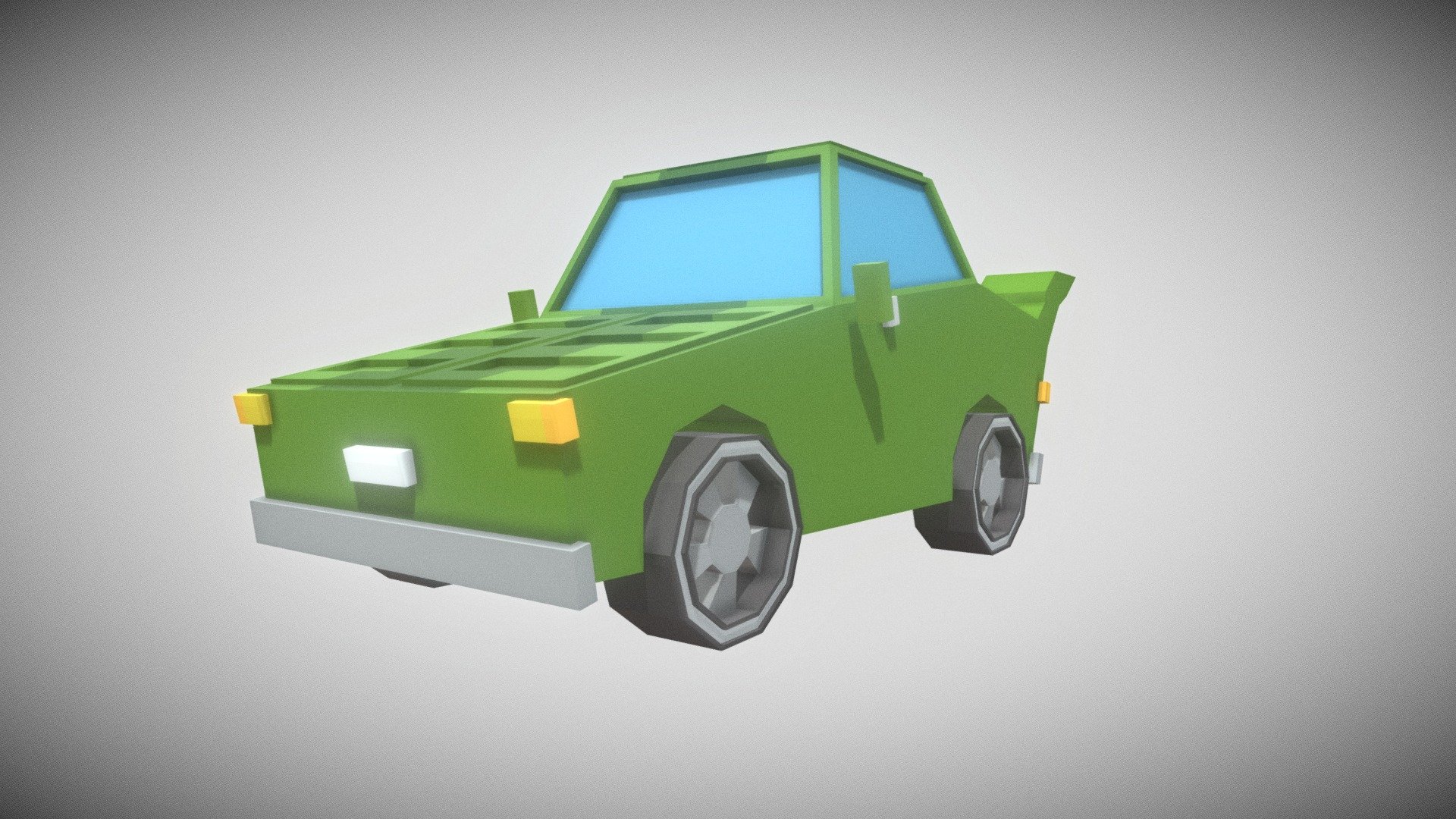 Little Green Car - Download Free 3D model by FennicVox [5750a12 ...
