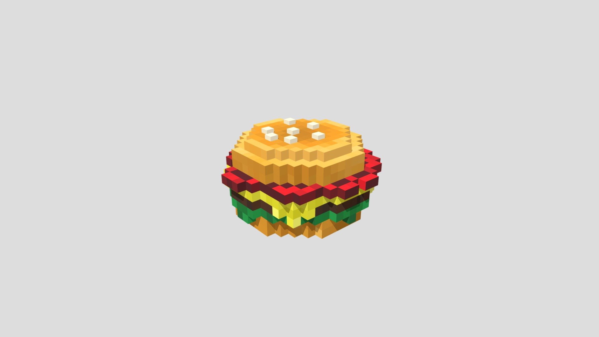 Burger - 3D model by Asriel (@Asriel_AZE) [5750b10] - Sketchfab