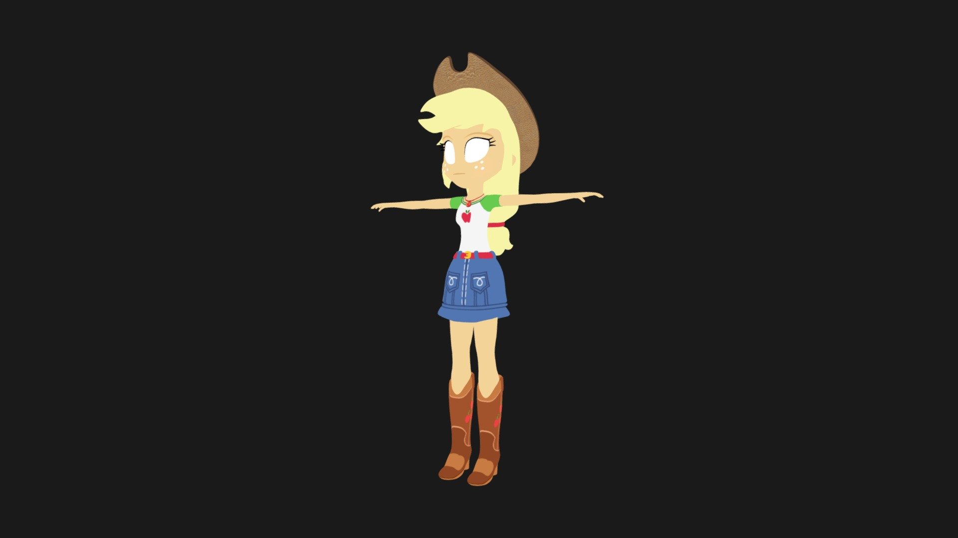 Apple Jack - Download Free 3D model by torreylee070 [5751194] - Sketchfab