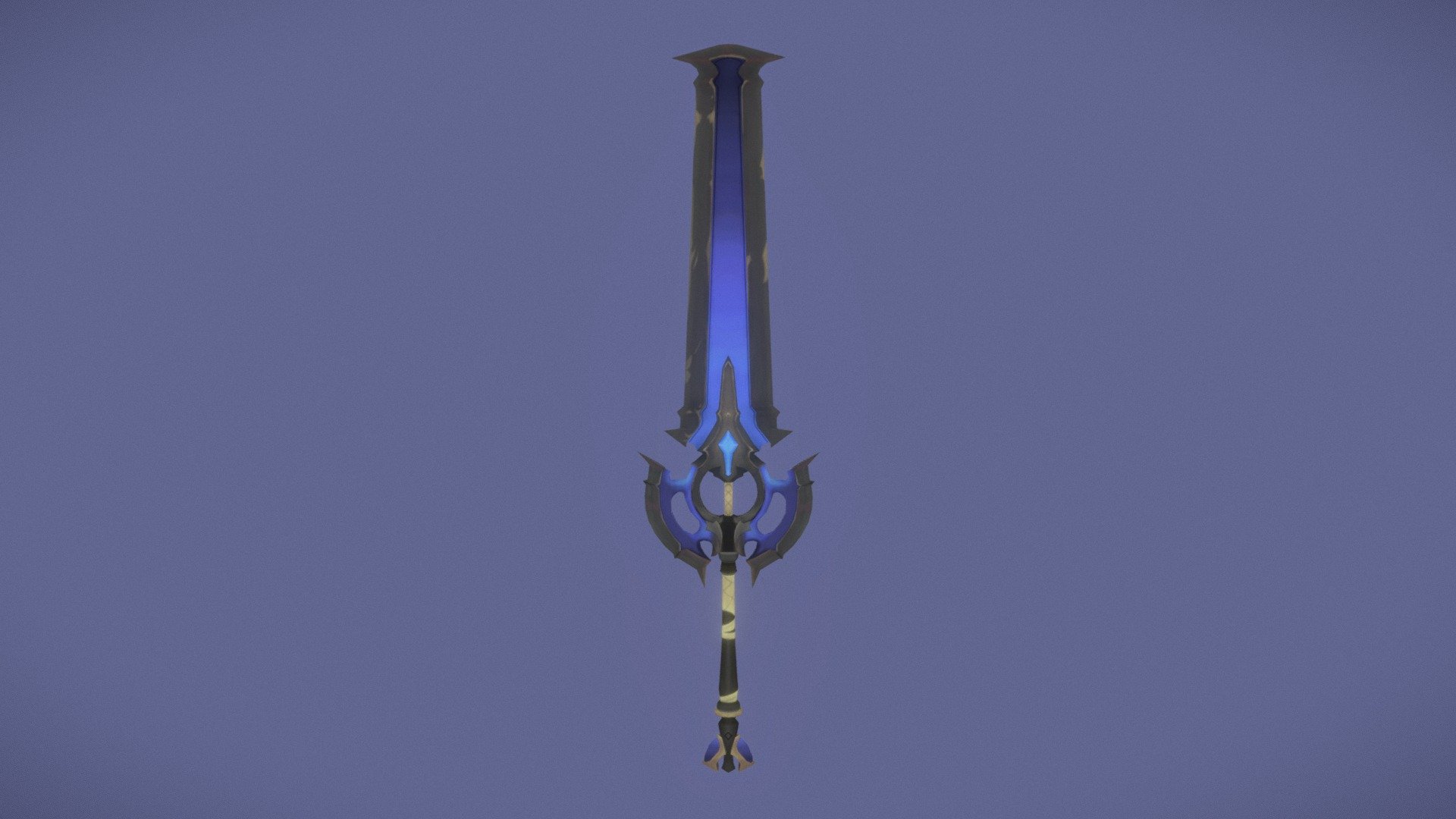 Fantasy Weapons - Big Evil Sword - 3D model by Zinnwalnite [57519f7 ...