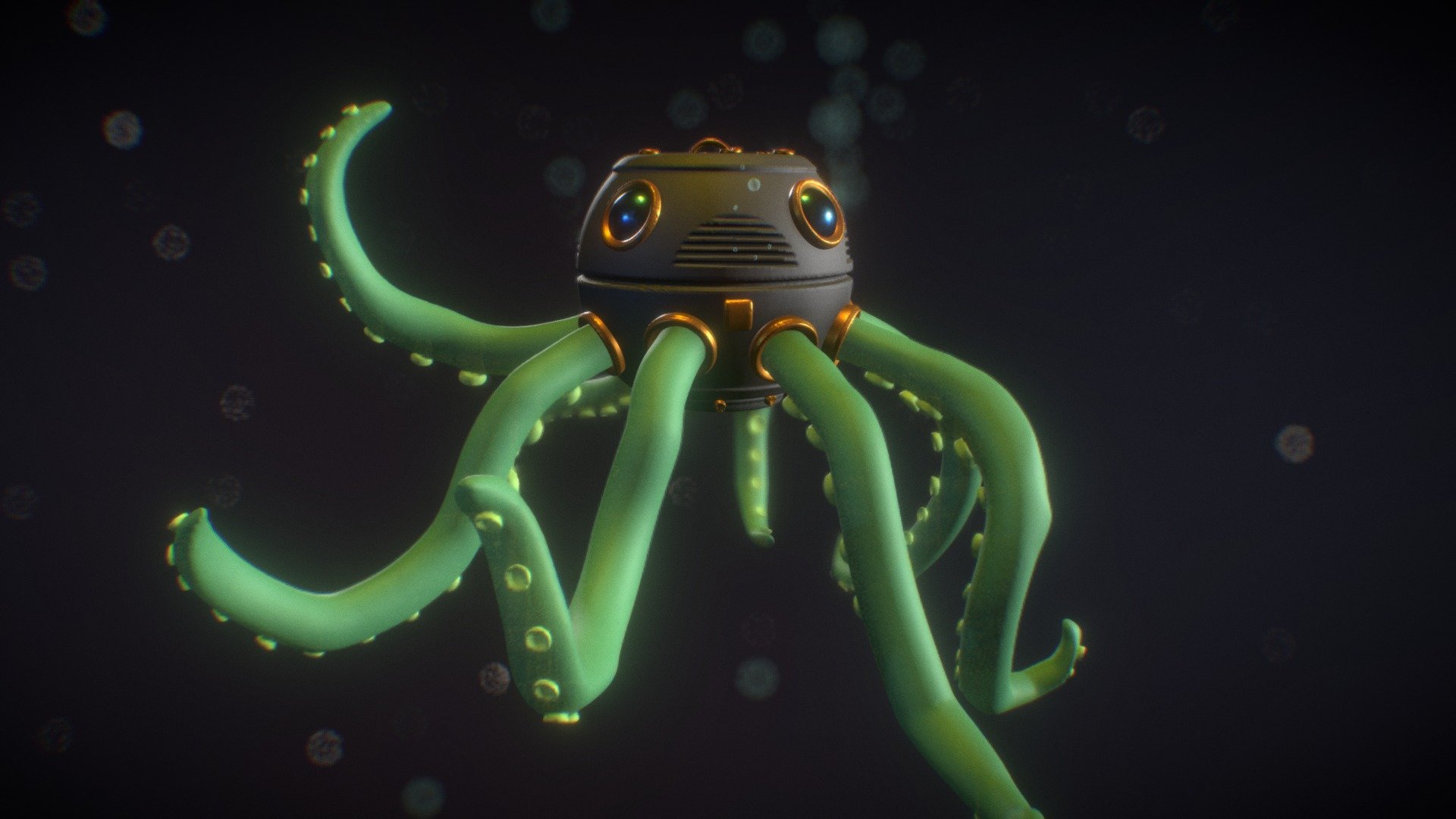 Armored Octopus - Download Free 3D model by timrizzo [5754577] - Sketchfab