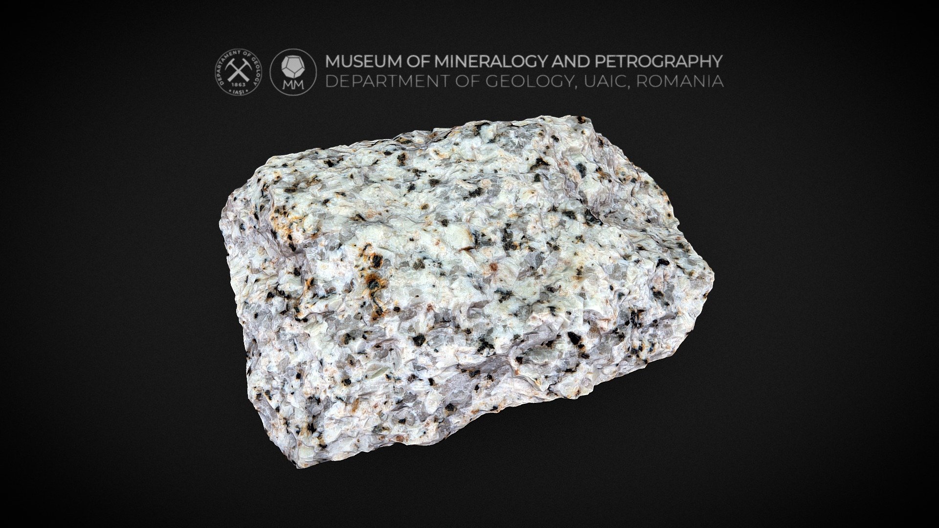 Granite (igneous rock) - 3D model by Museum of Mineralogy and ...