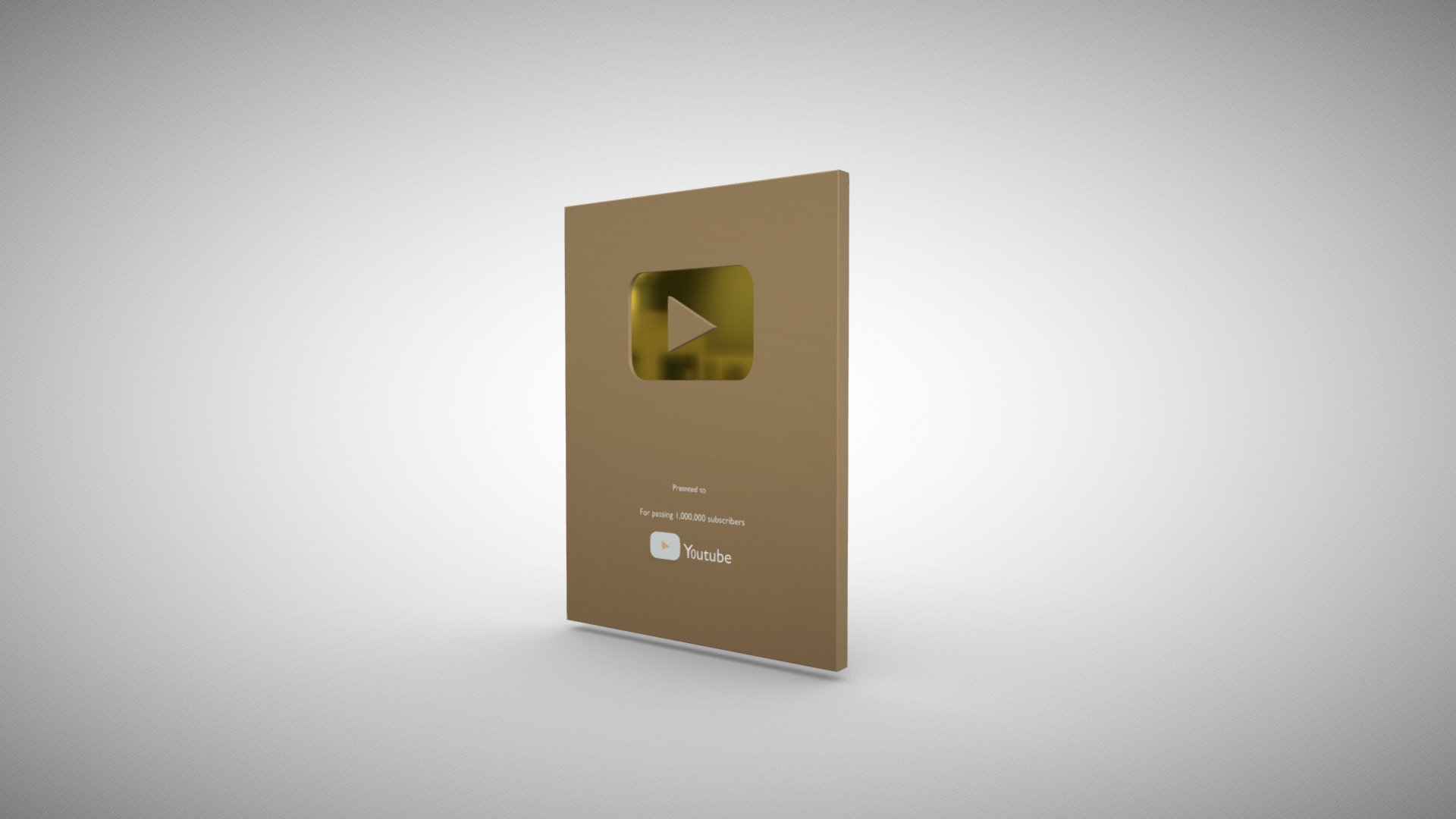 Play Button - Download Free 3D model by Dumb Yet Creative (@Dumb_Yet ...