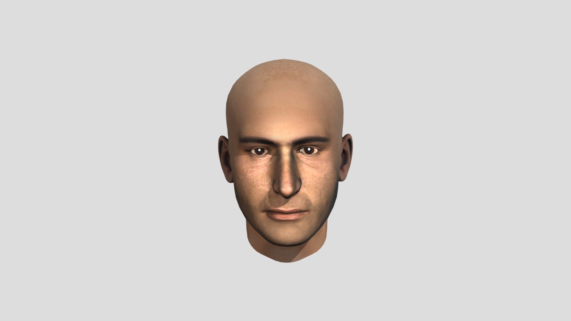 Warrior Male Face 2 with blendshapes - Download Free 3D model by ...