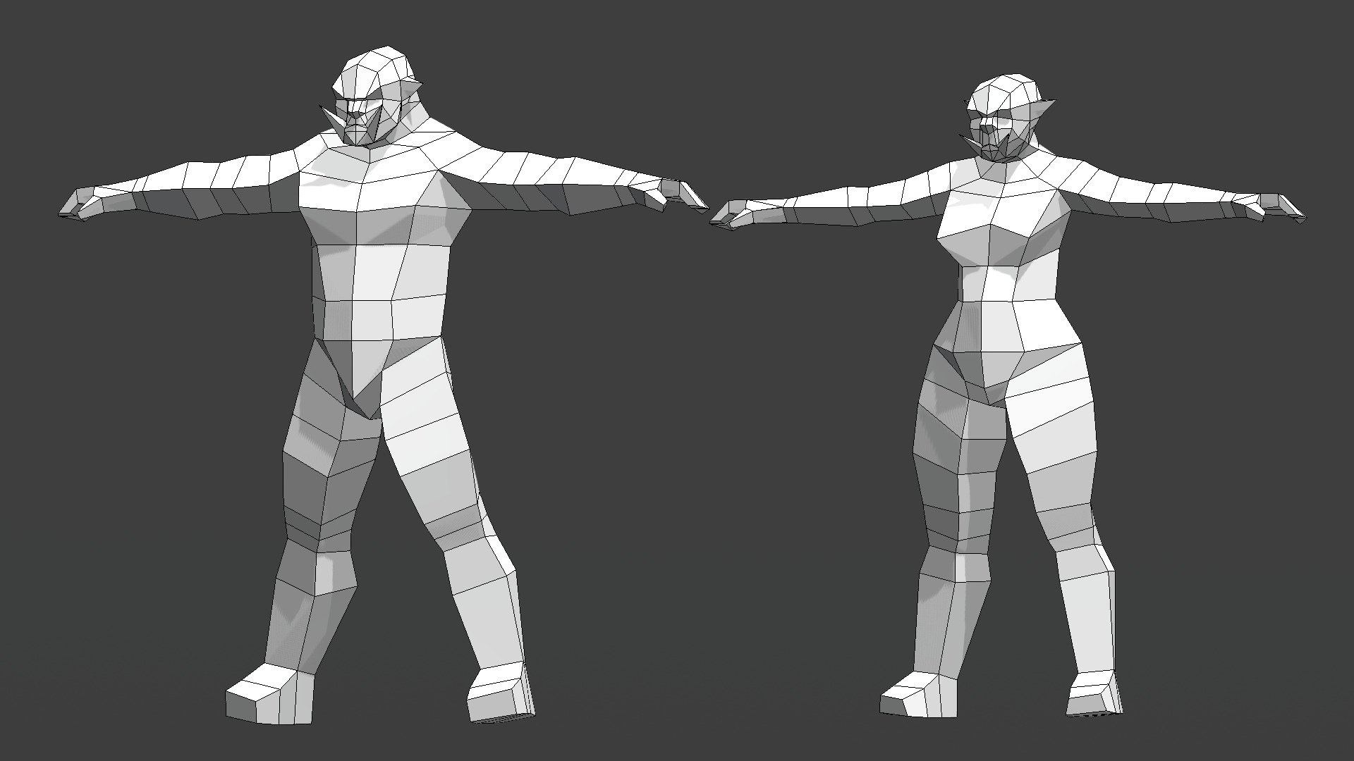 Orcs LowPoly - Rigged - Buy Royalty Free 3D model by yeshua.nel ...