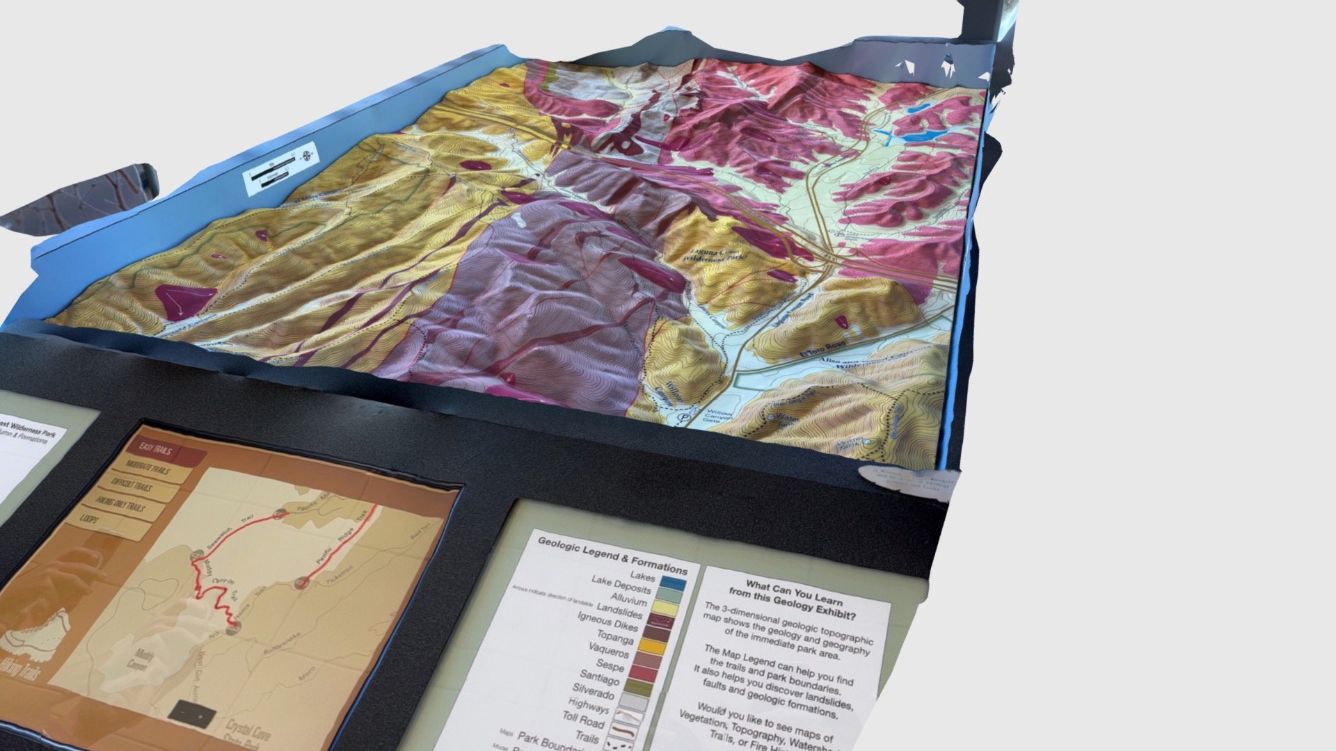 3D geologic map of Nix Nature Preserve, CA - Download Free 3D model by ...
