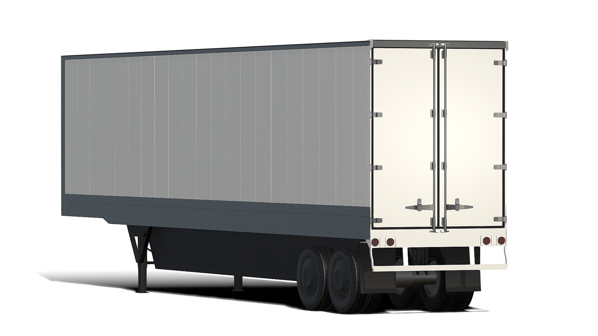 Truck Trailer FREE - Download Free 3D model by NLM (@NLM-Group ...