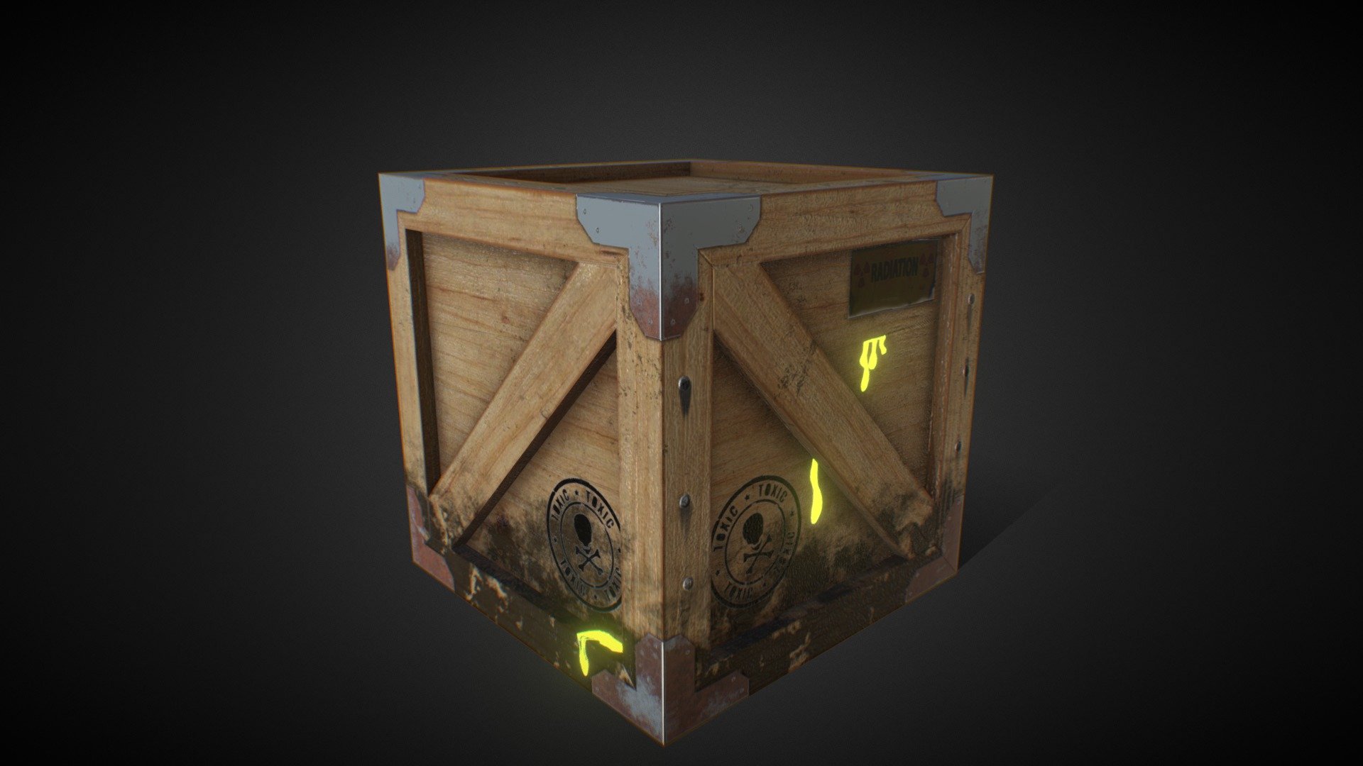Radioactive box - 3D model by Eeker (@Ikerdile) [575c012] - Sketchfab