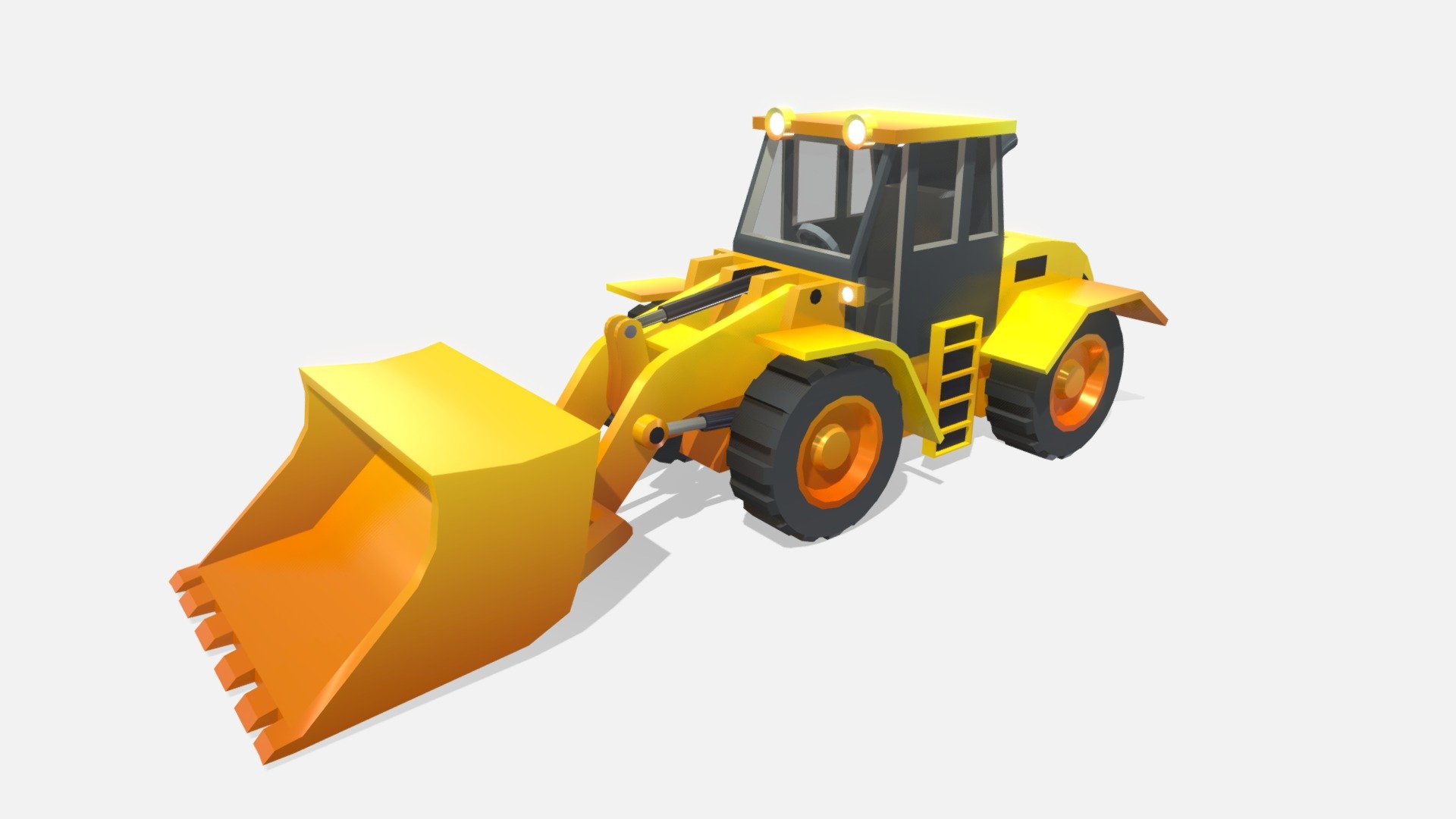 Low Poly Loader - Buy Royalty Free 3D model by MHKstudio [575c689 ...
