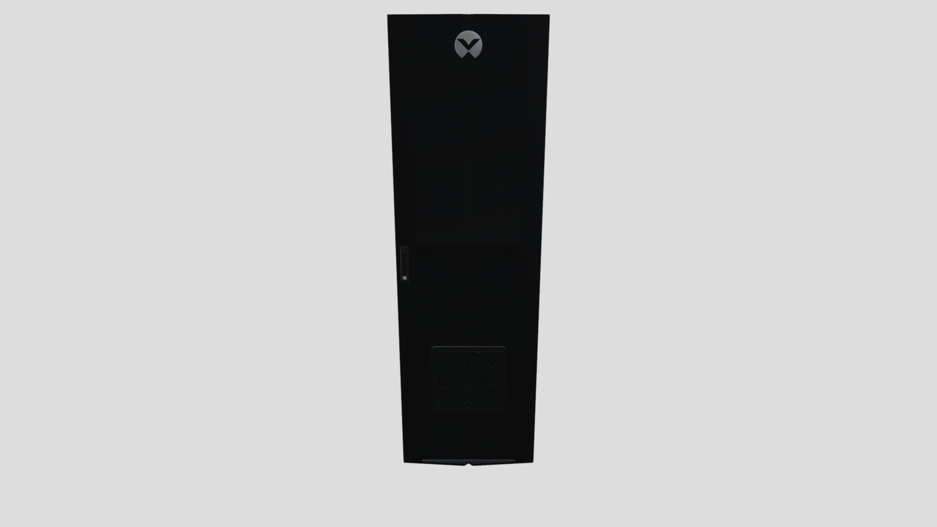 VRCS Front panel 42Ux600_sp - 3D model by Vertiv [575cf9a] - Sketchfab