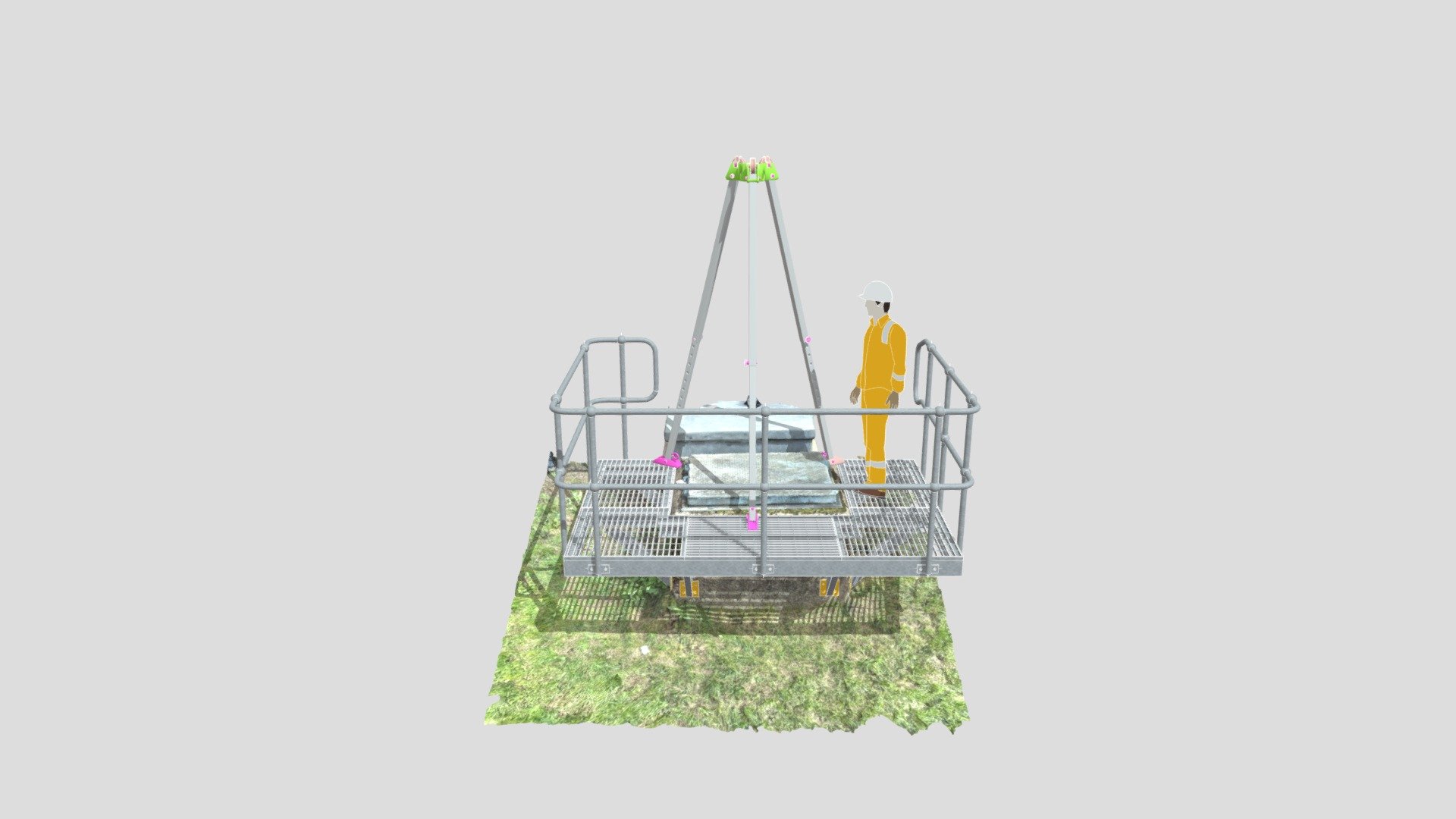 access platform - 3D model by ksa2020 / Dezine 2020 (@ksa2020) [575e302 ...
