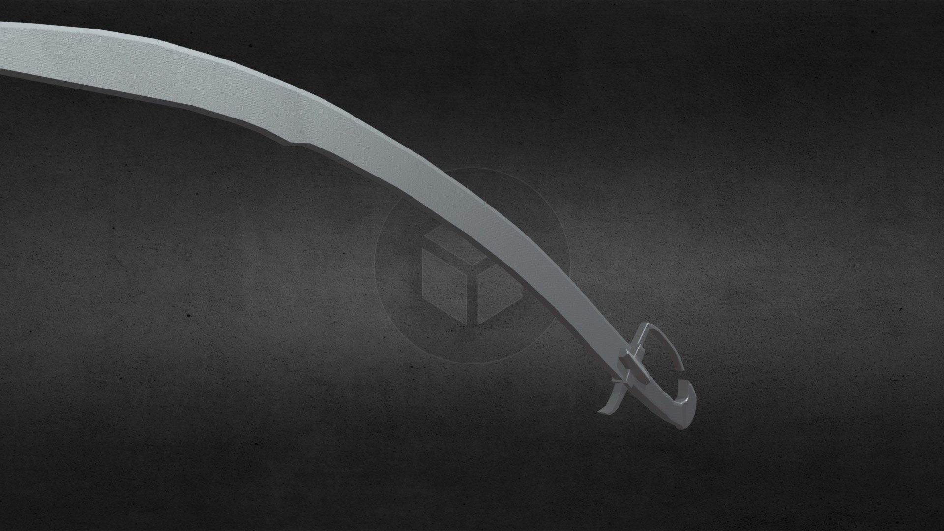 Curved Sword (Milestone1 High Res) - 3D model by Deyquan.Wilson ...