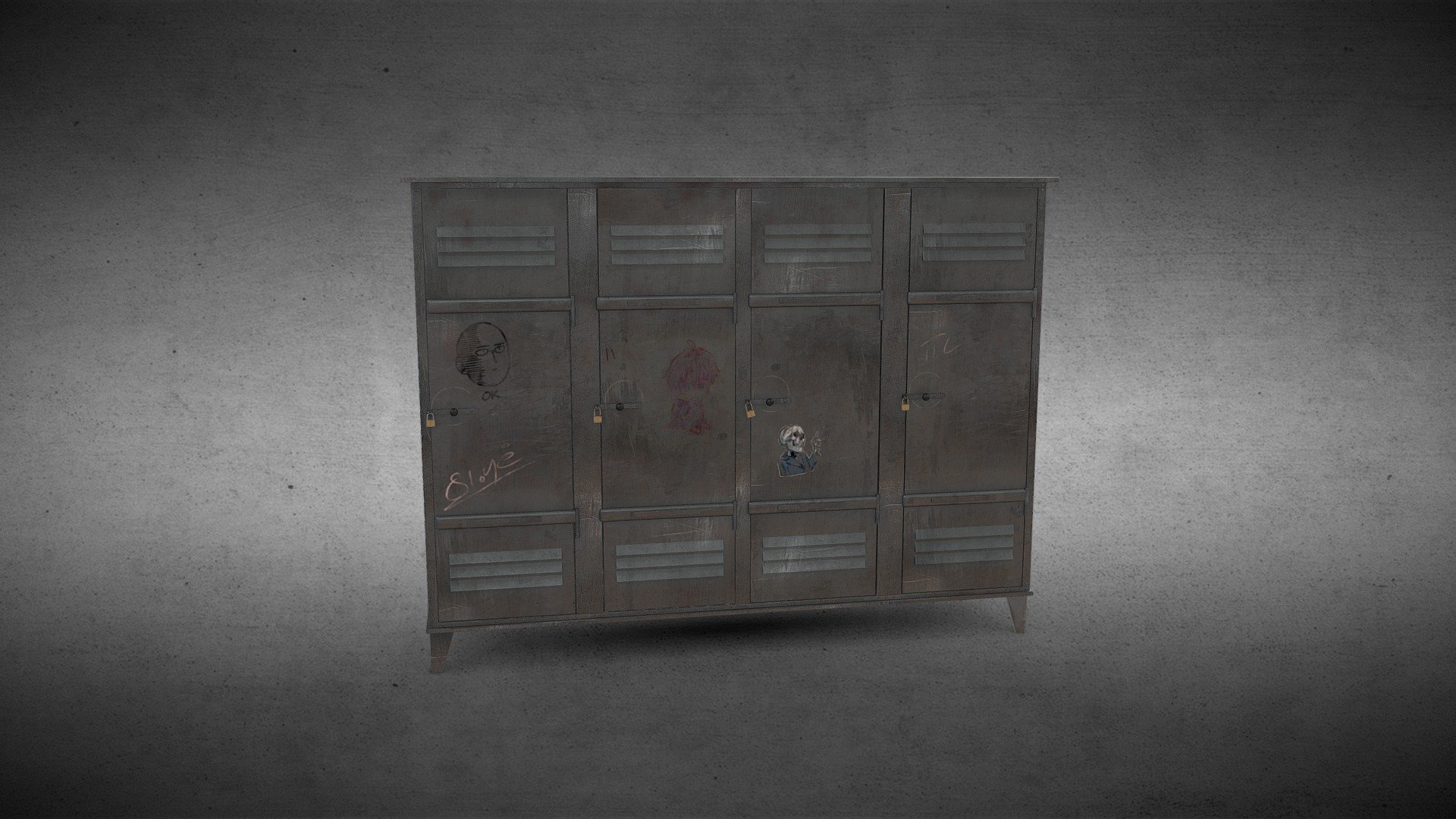 locker - 3D model by cgmax7 [575f2bb] - Sketchfab