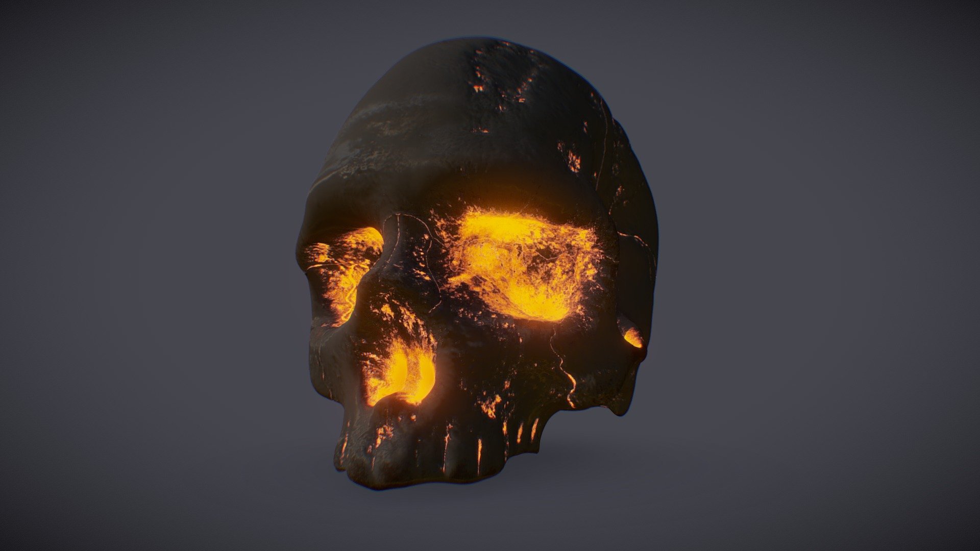 Fire skull - Buy Royalty Free 3D model by aleerussi [575f316 ...