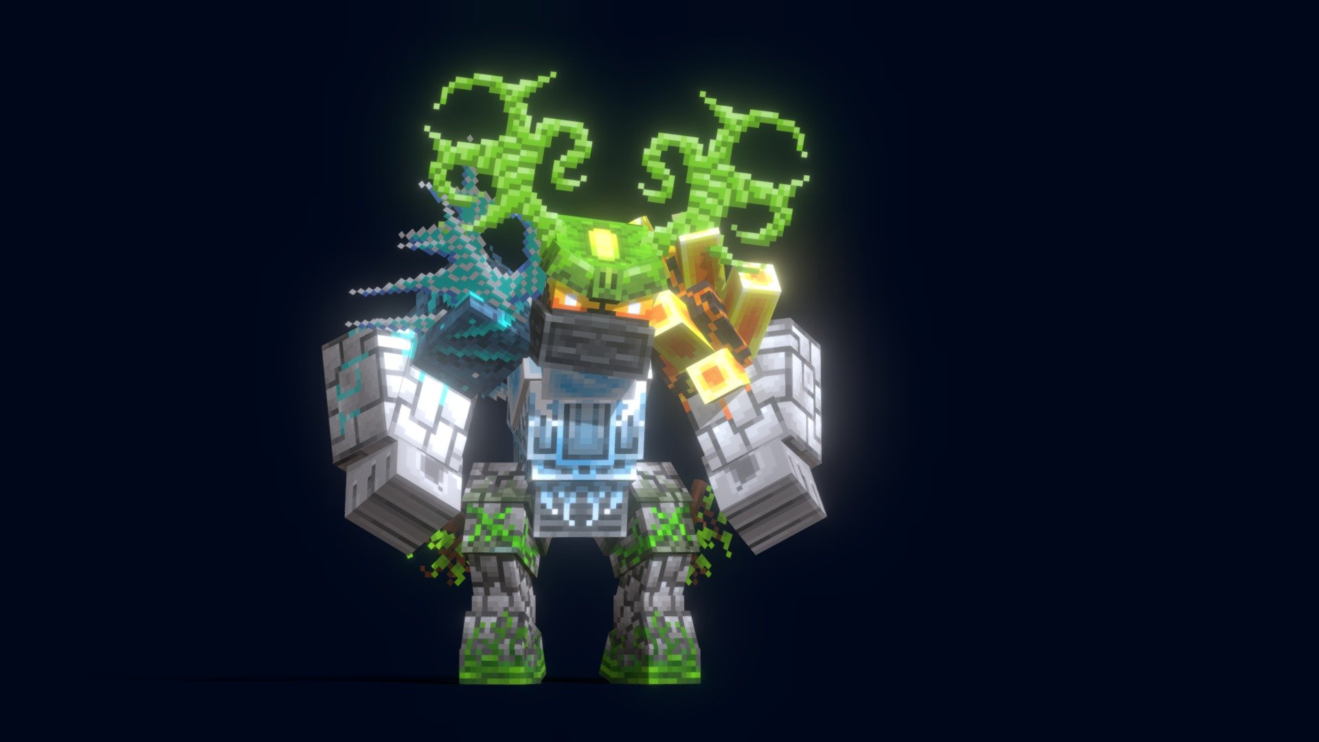 Mixed elemental - 3D model by cazfps [576080f] - Sketchfab