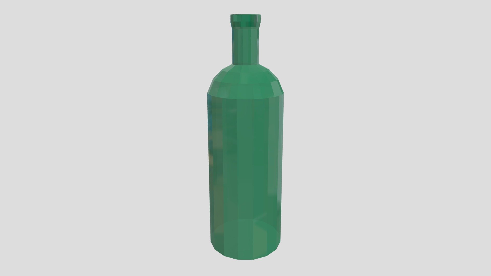 Low Poly Wine Bottle - 3D model by K_Kapu (@kkapu) [576188b] - Sketchfab