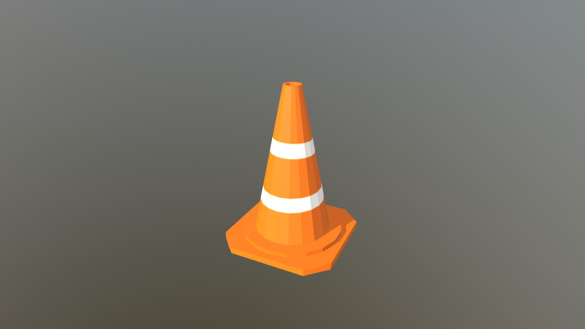 Transit Cone - Low Poly - 3D model by Fabio Beker Lopes (@fabiobeker ...