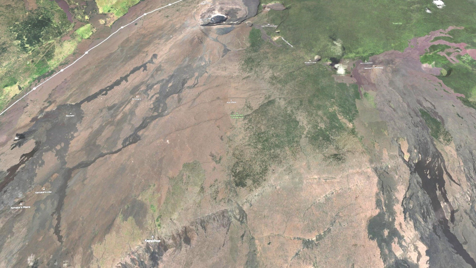 SRTM -- Kīlauea Volcano and coast, Hawaii - Download Free 3D model by ...