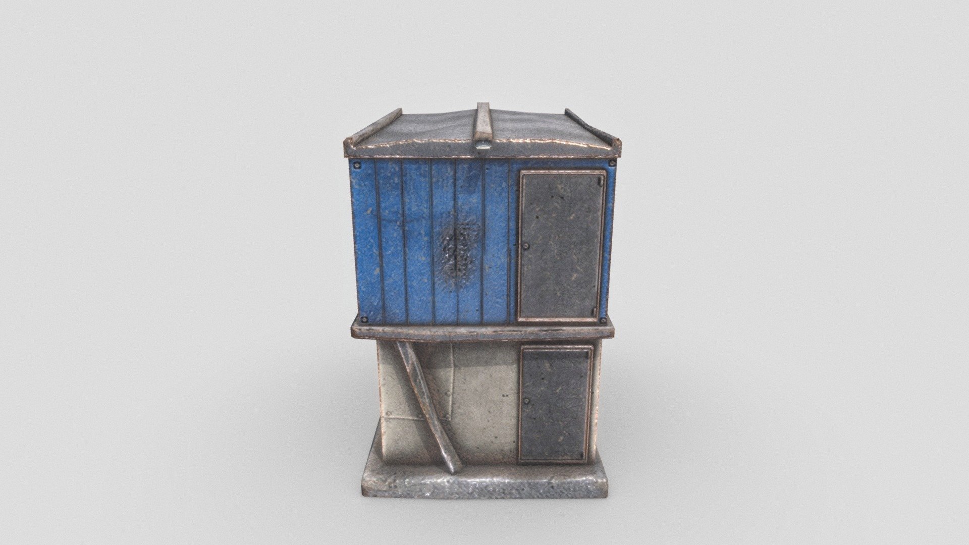Russian Box Building (lowPoly) - Download Free 3D model by apolllo6 ...