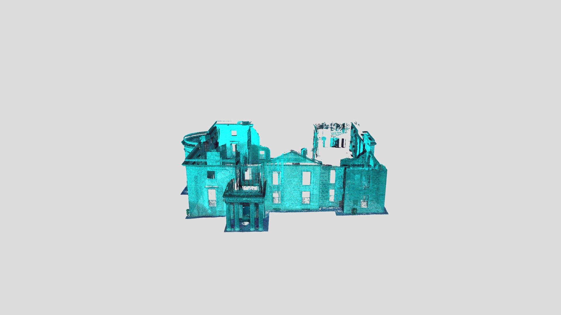 Aden Park Mansion House Point Cloud - 3D model by j.strachan [57666cd ...