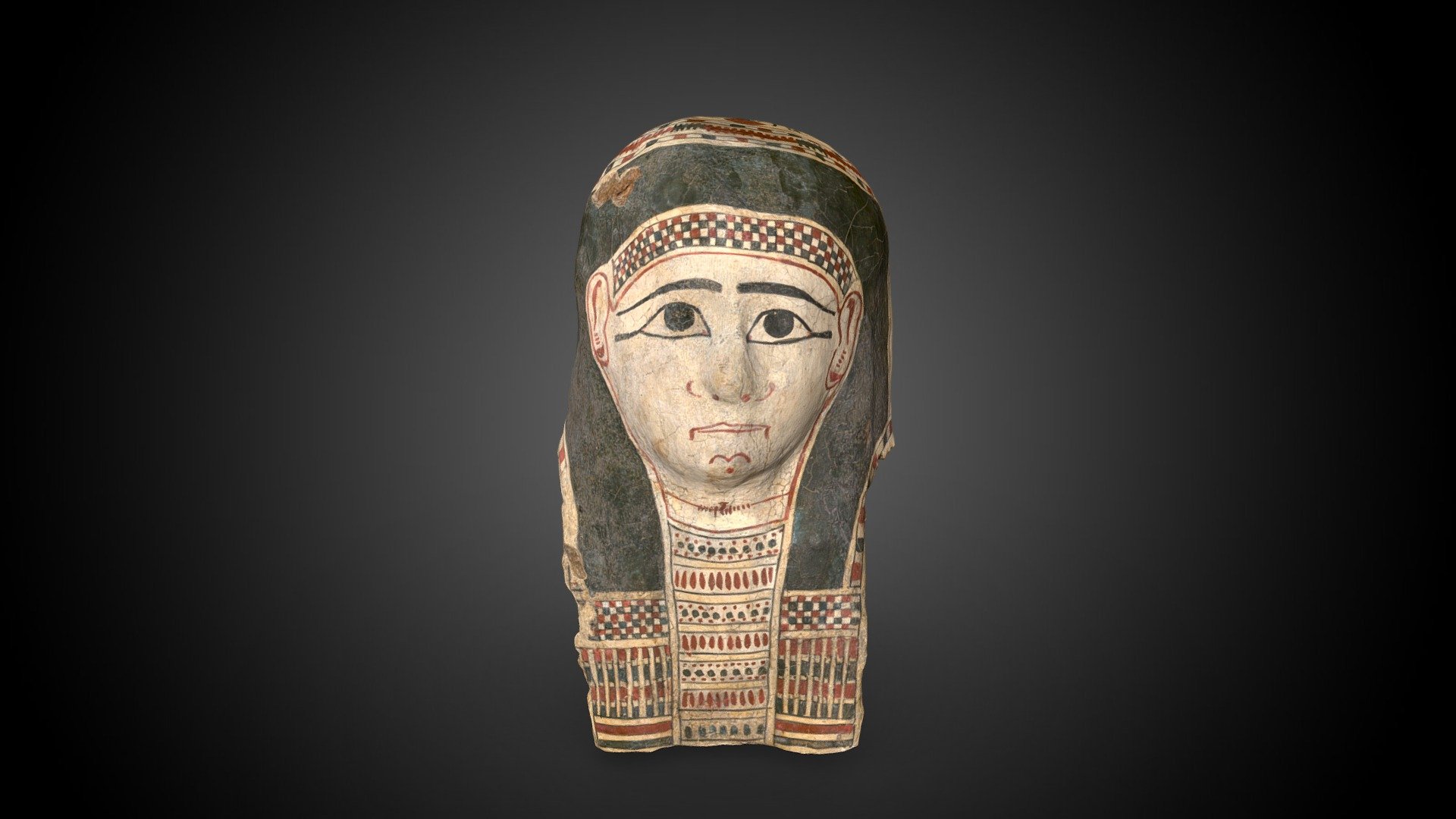 Egyptian-style Funerary Mask - 3D model by Museo Egizio (@Museoegizio ...