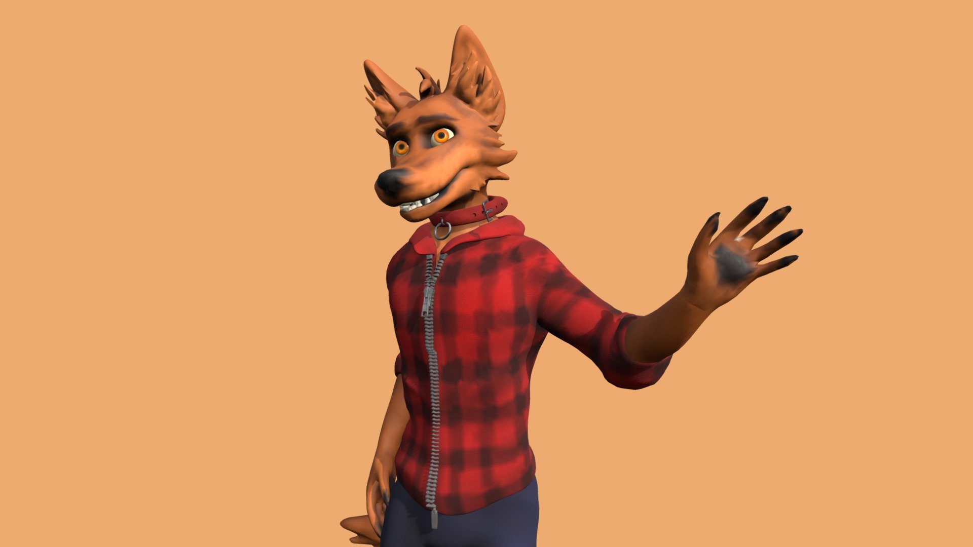 insanity wolf (3D model) - 3D model by Jonathan Valois (@ValoisJonathan ...