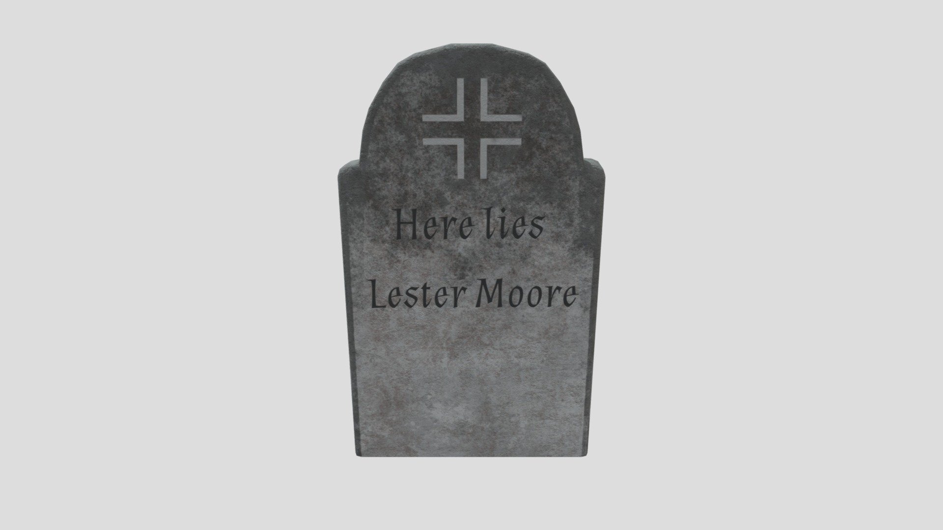 Tombstone-Vista - 3D model by antoniodvista [5767e2f] - Sketchfab