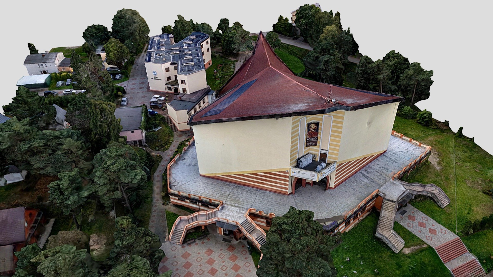Kościół Jastrzębia Góra - 3D model by WlodekJG [5769fad] - Sketchfab