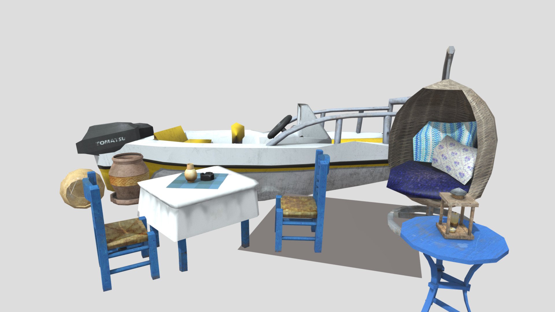 DAE 5 Finished props - By The Ocean - 3D model by Katarina Navratova ...