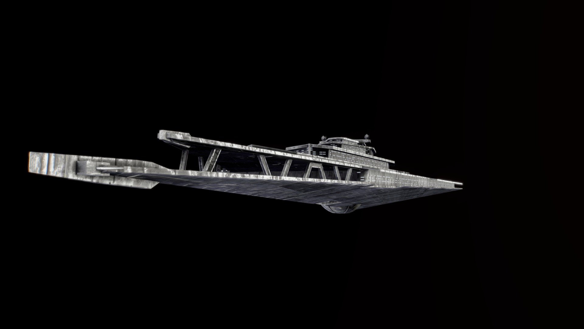 Low poly Resurgent Star Destroyer - Download Free 3D model by ...