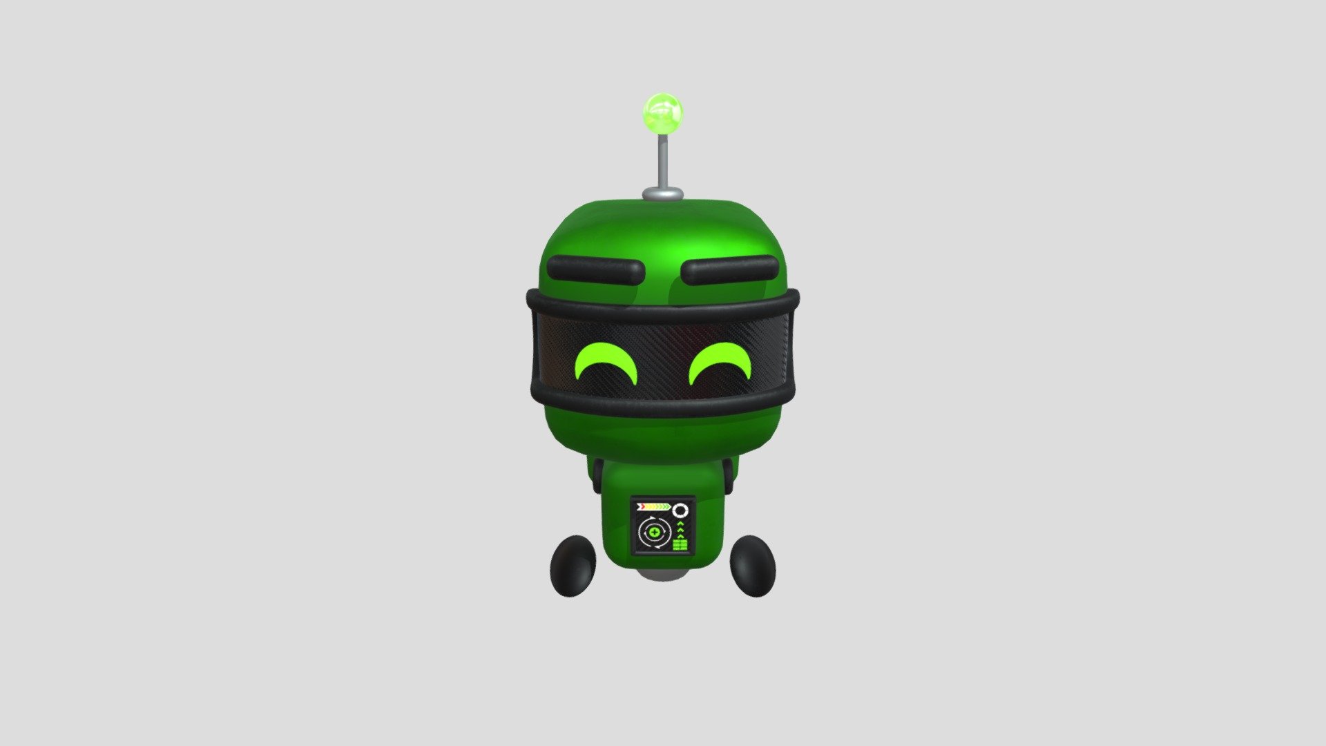 Robo Happy - 3D model by davidackermannart [576fbab] - Sketchfab