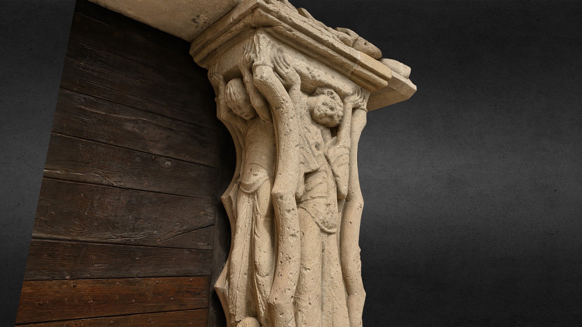Trumeau, Beaulieu sur Dordogne (19) - Download Free 3D model by ...