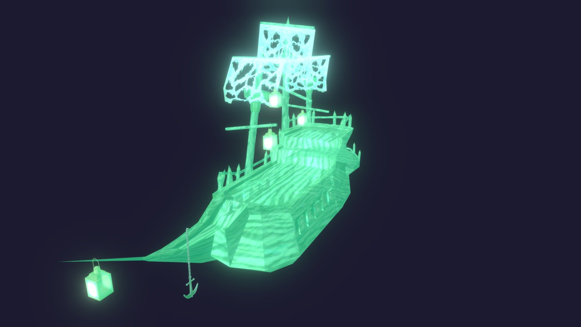 End Boss Ghost Ship | Ghosts of Bermuda - 3D model by soprecious ...