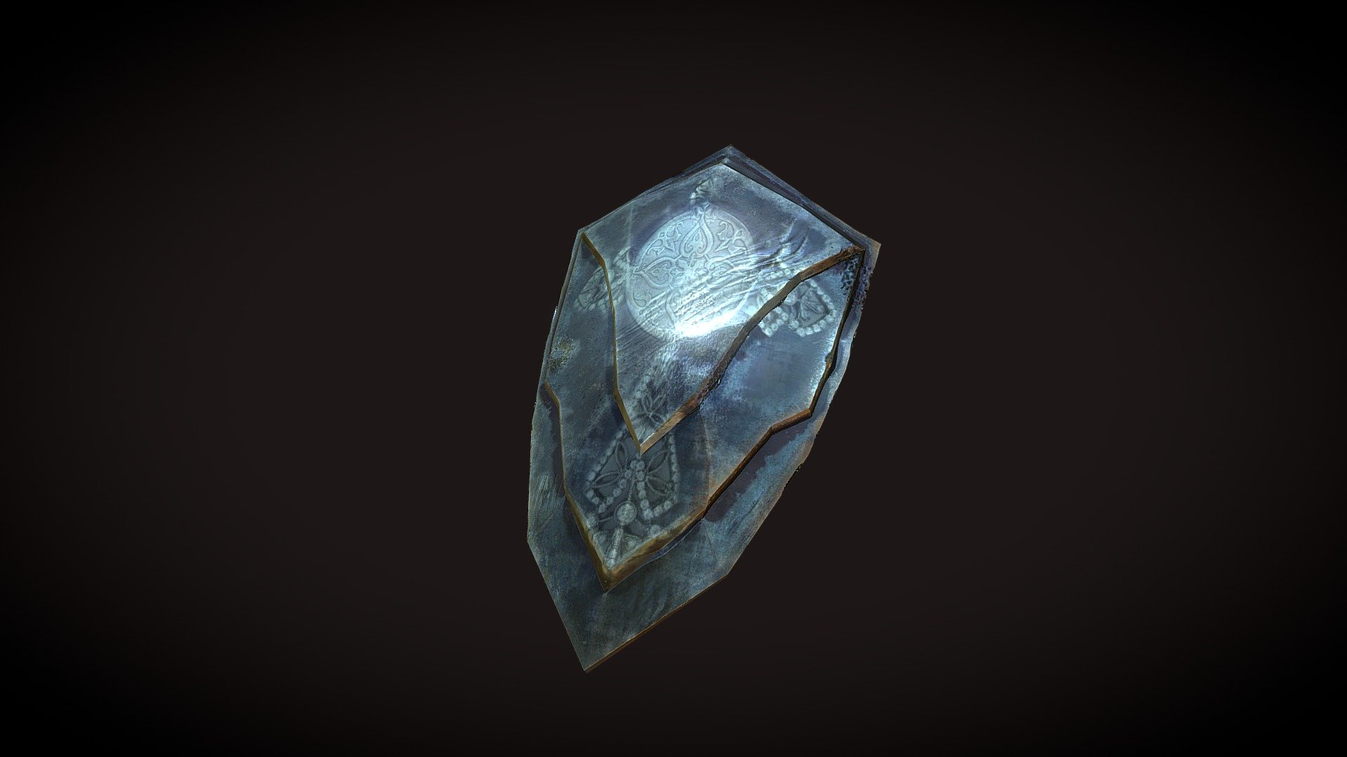 Moonlit Shield - 3D model by lunaticmoon [5771a00] - Sketchfab