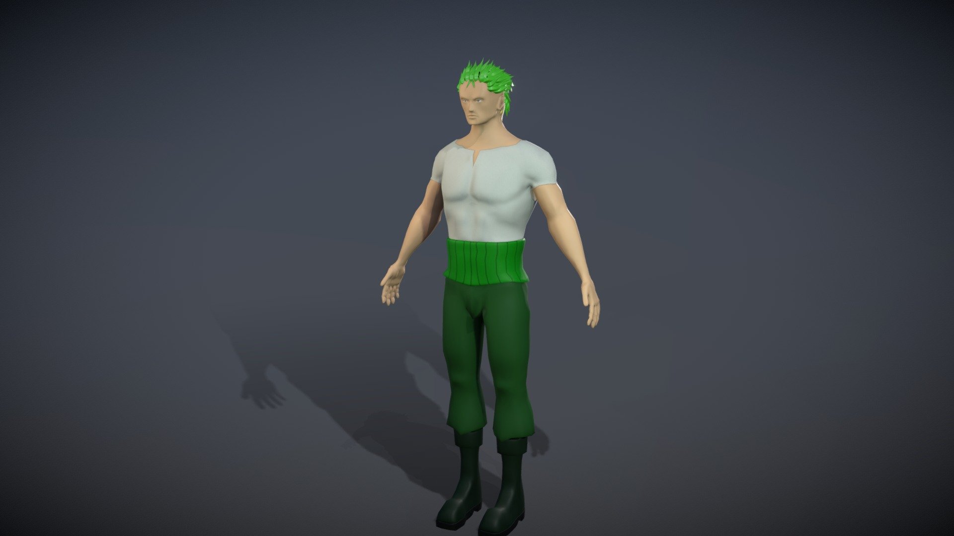 Roronoa Zoro WIP - 3D model by TiagoGR [5773192] - Sketchfab