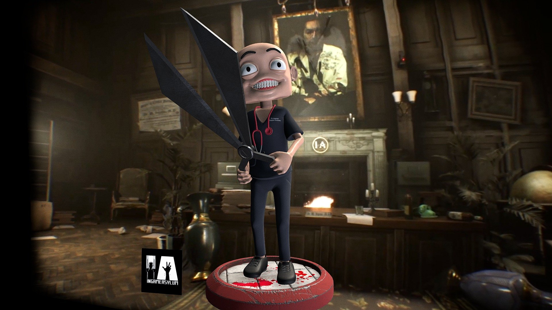 Dr. Ingame Character Model - 3D model by animatezach [5774ce5] - Sketchfab