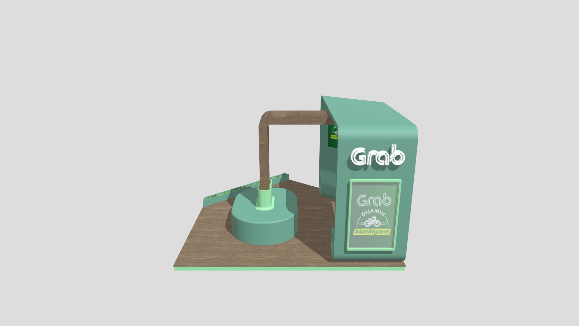 GRAB BOOTH CIBINONG MAIN LOBBY - 3D model by davevian50 [5775949 ...