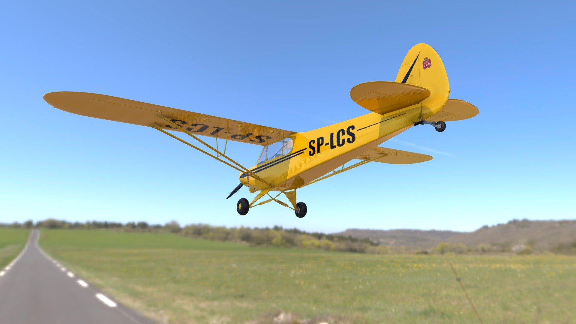 Piper PA-18 Supercub - 3D model by Something [5777c8d] - Sketchfab