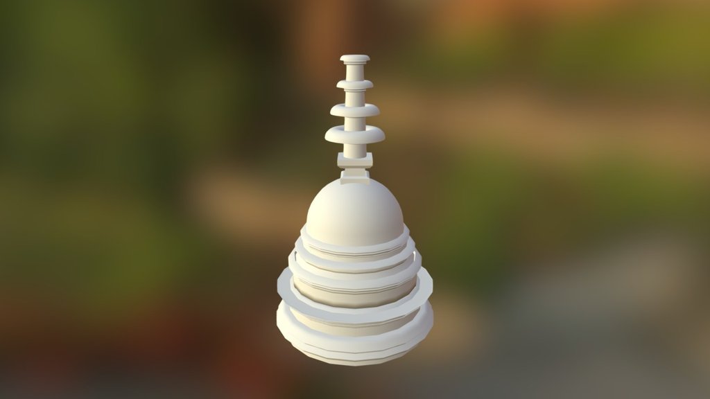 Indian Stupa - 3D model by Dillon Plummer (@DillonPlummer) [57787a5 ...