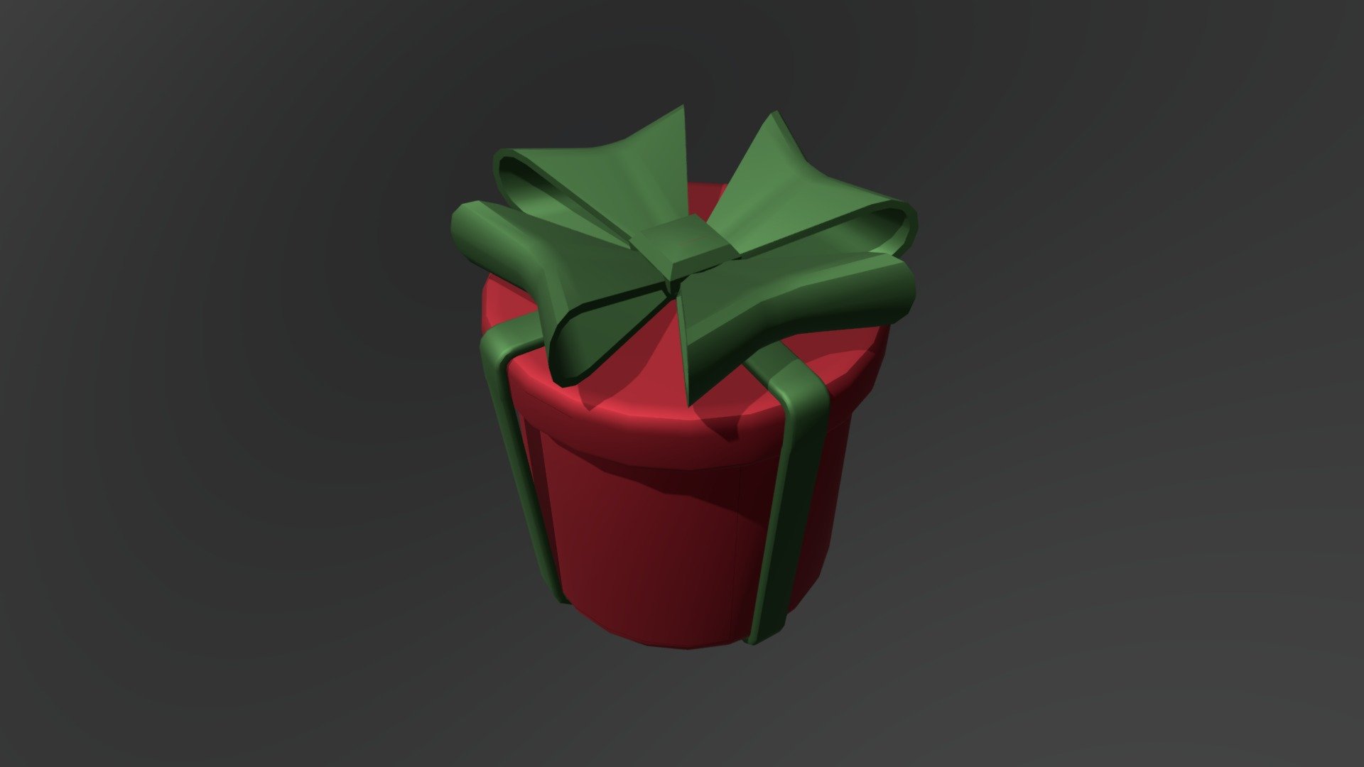 Round Gift Box - 3D model by Destia [577b60b] - Sketchfab