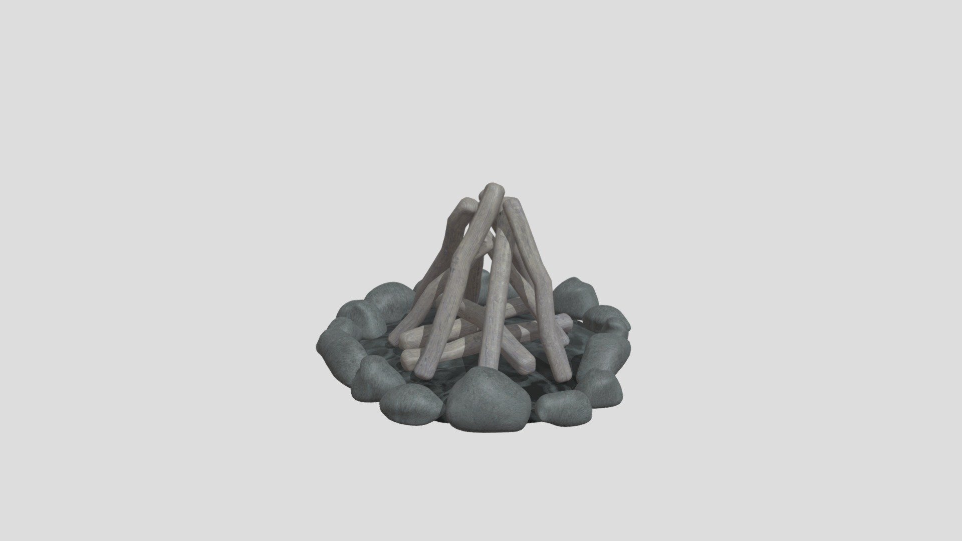 Campfire - Buy Royalty Free 3D model by Ed+ (@EDplus) [577bbf7 ...