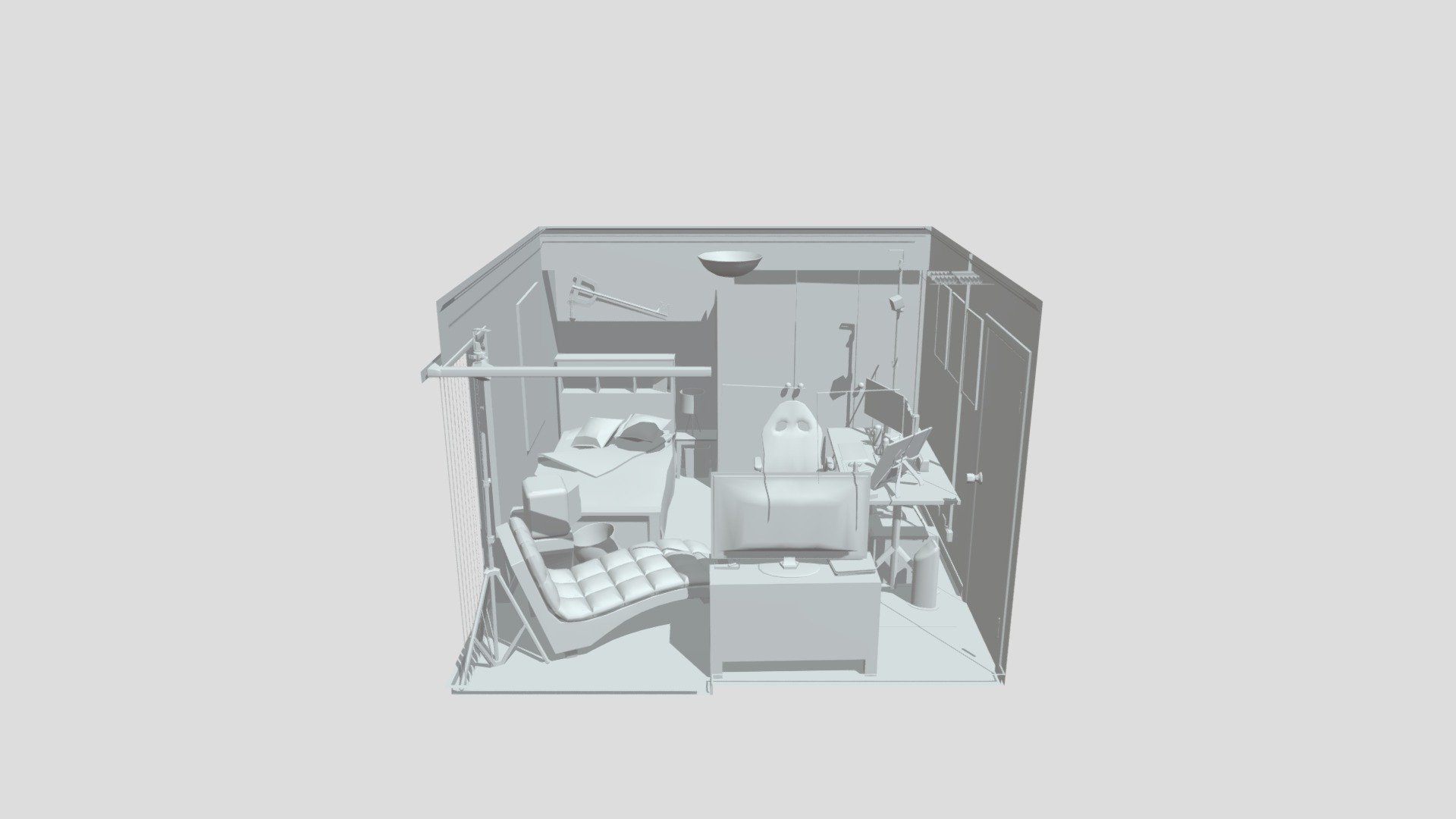 WIP 3D Scene - 3D model by Cameron.Whiting [577c6a1] - Sketchfab