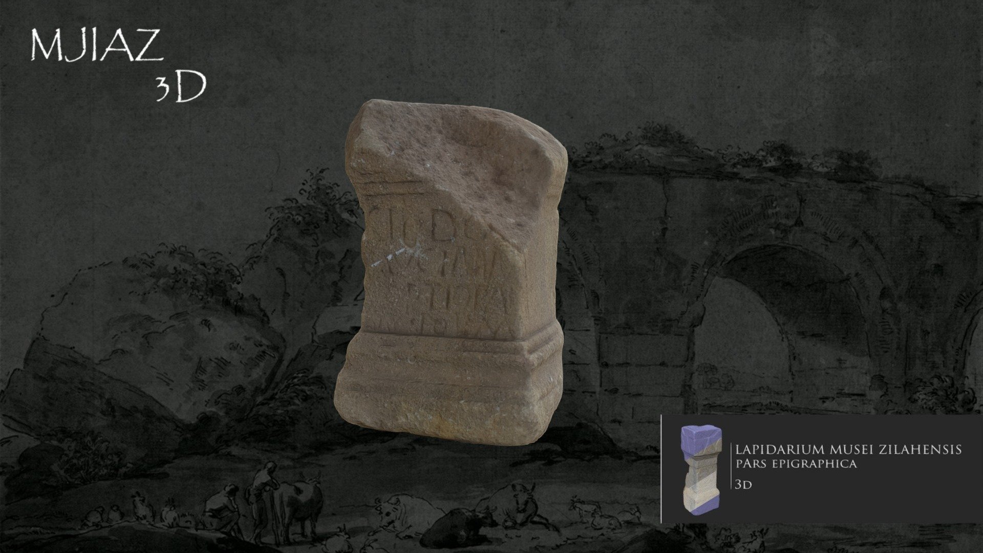 Altar dedicat lui Silvanus - Mucianus - Download Free 3D model by ...