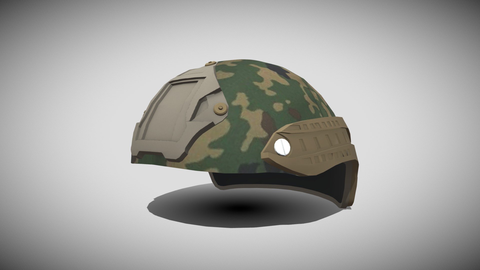 Military Helmet💮📷 - 3D model by ayumi ikeda (@rxf10240) [577fa36 ...
